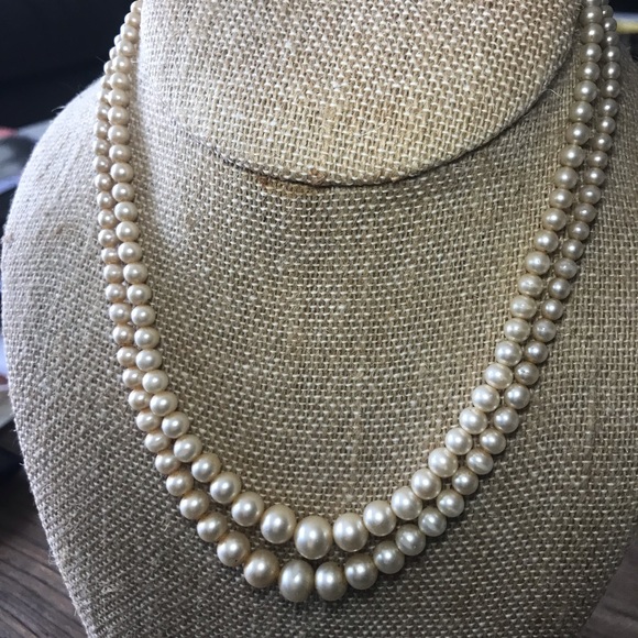 Vintage | Jewelry | Vintage 2 Strand Pearls | Poshmark